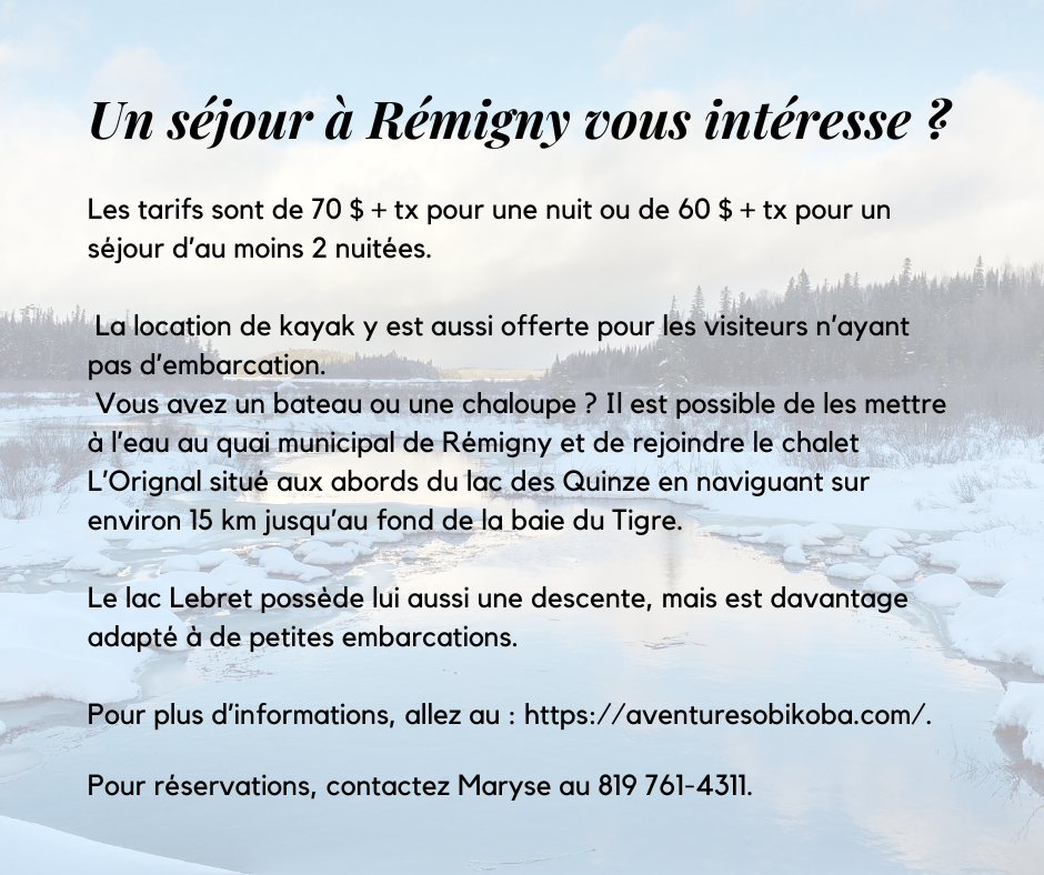 Rémigny : destination toute saison - AFAT